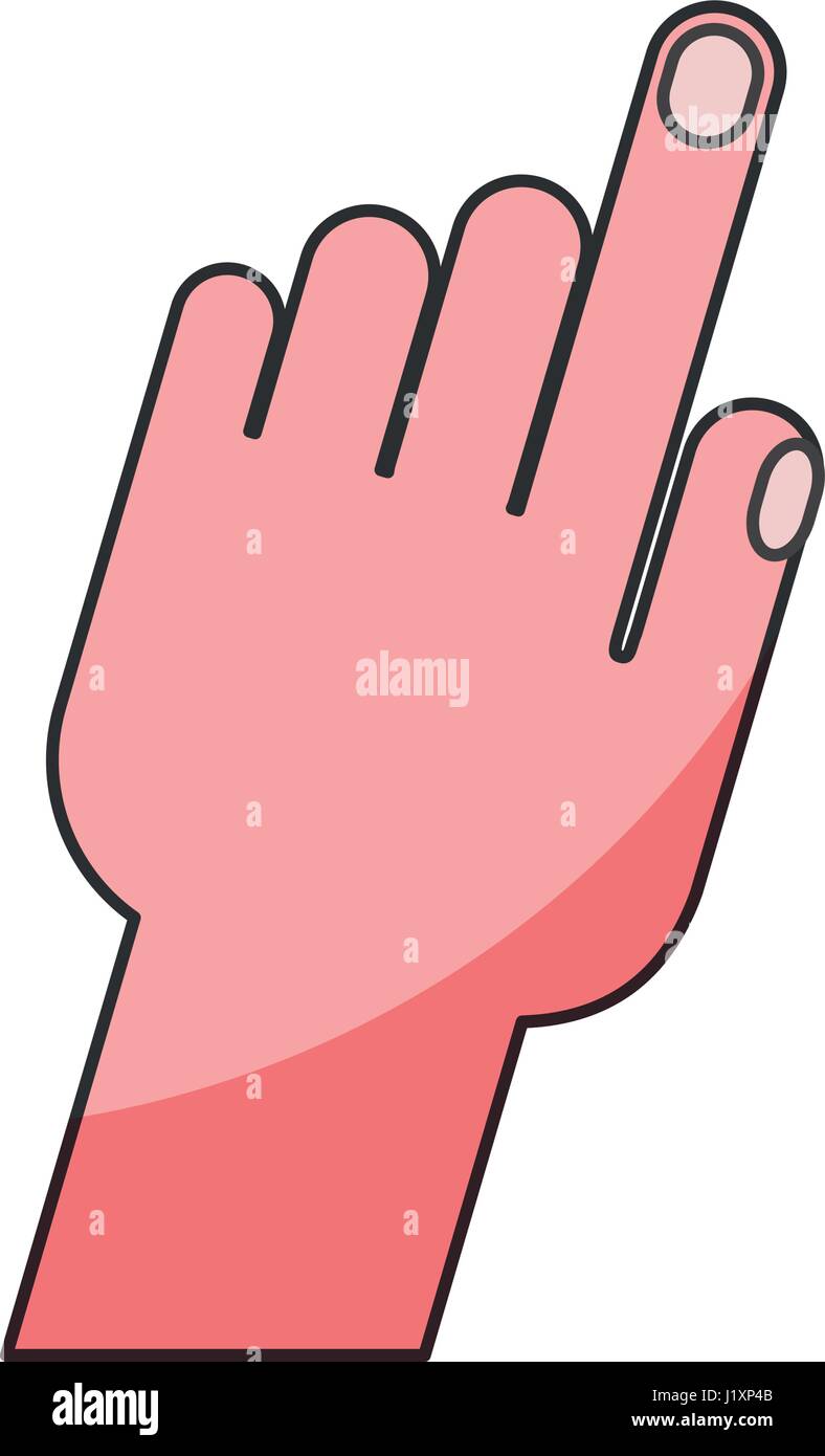 human hand icon Stock Vector Image & Art - Alamy