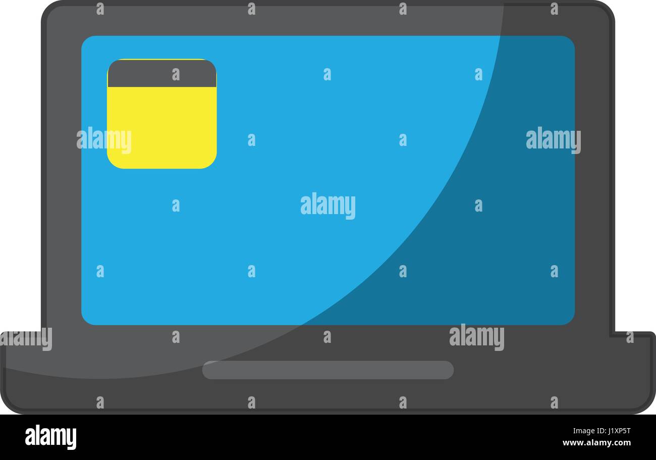 laptop computer icon Stock Vector Image & Art - Alamy