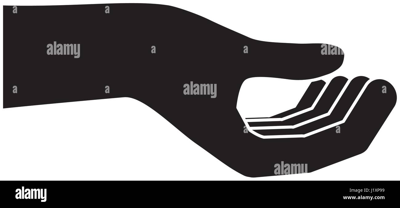 human hand icon Stock Vector Image & Art - Alamy