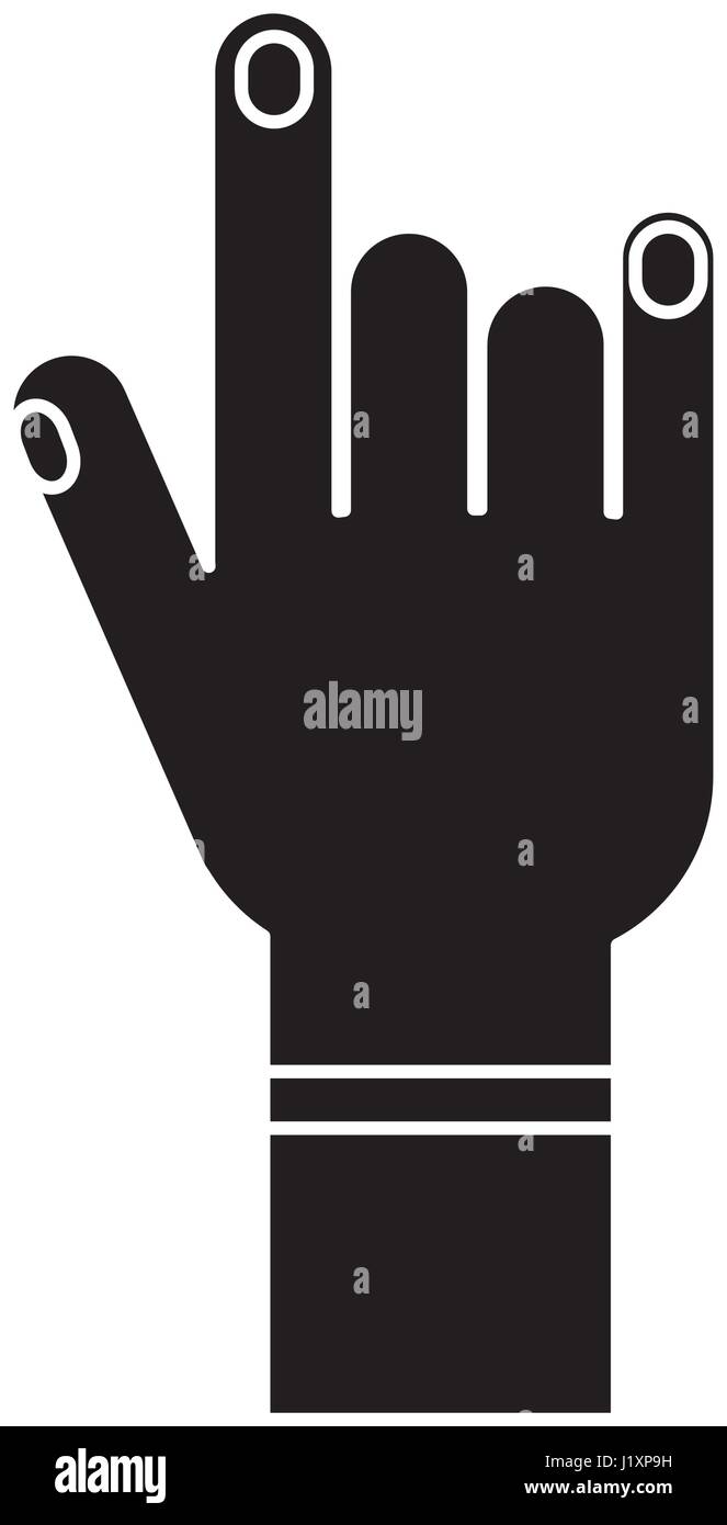 human hand icon Stock Vector Image & Art - Alamy