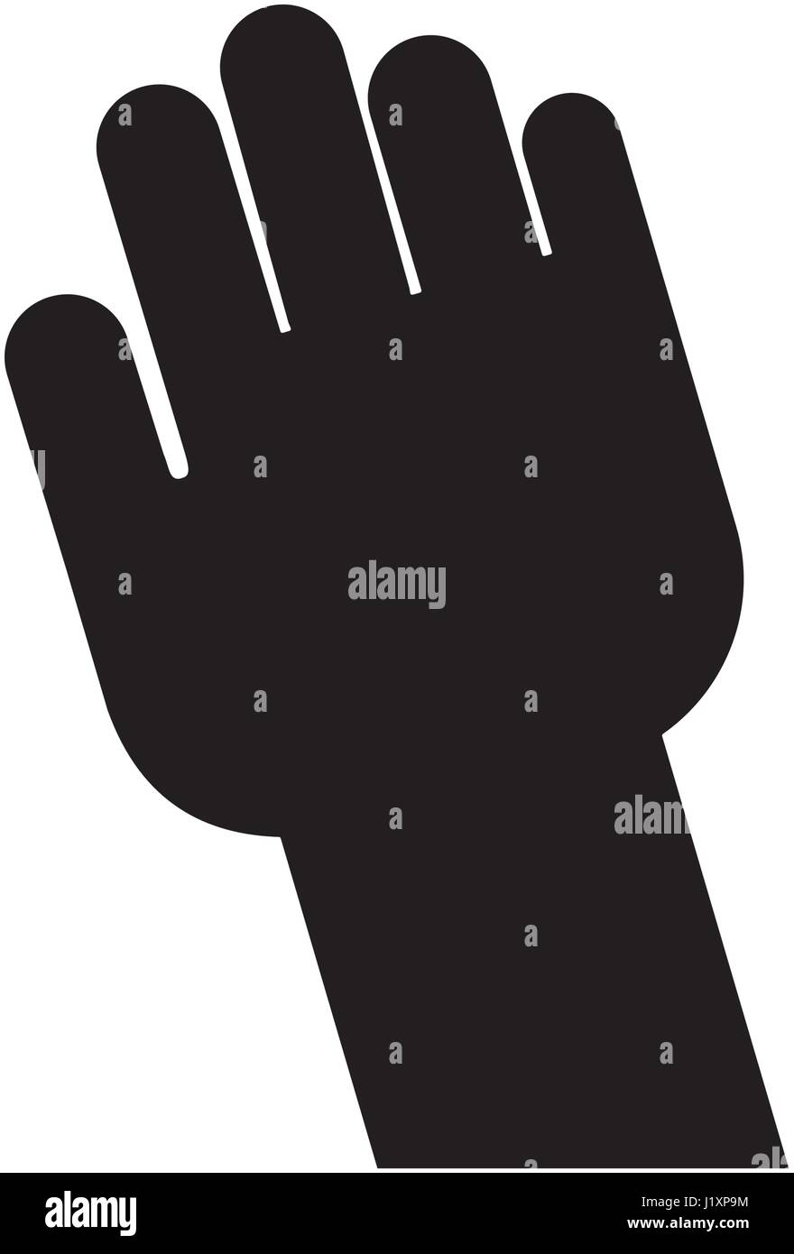 human hand icon Stock Vector Image & Art - Alamy