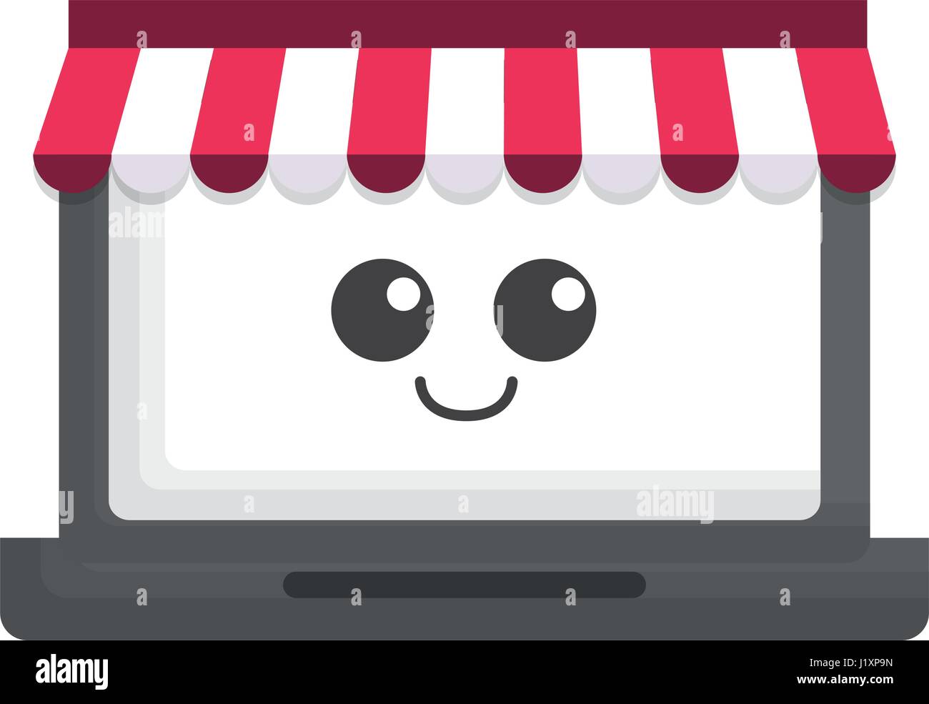 kawaii computer icon Stock Vector Image & Art - Alamy