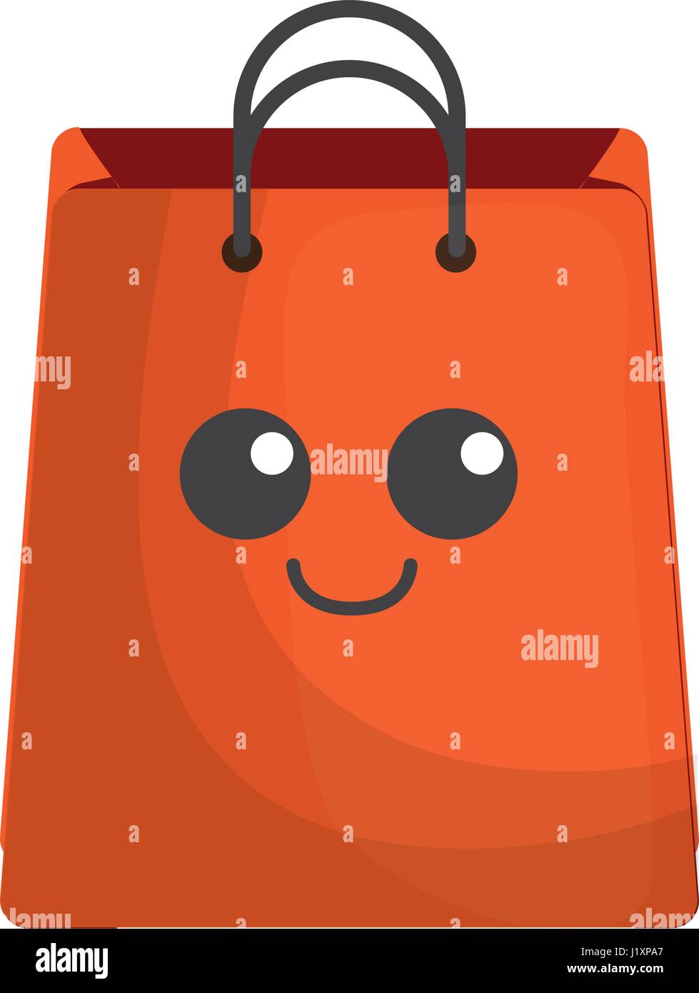 kawaii shopping bag icon Stock Vector Image & Art - Alamy