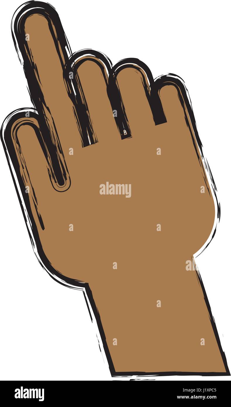 human hand icon Stock Vector Image & Art - Alamy