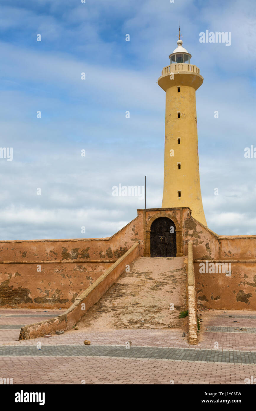 Lighthouse on the Atlantic coast of Rabat, Morocco Stock Photo - Alamy