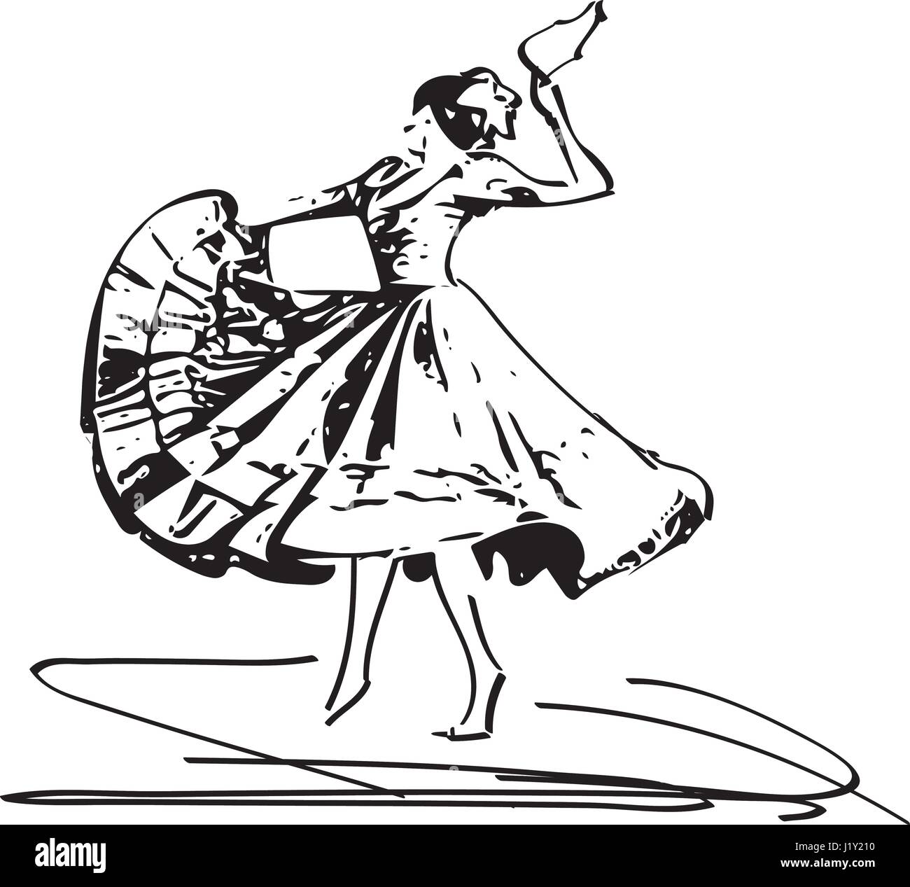 Peru dance tradition Stock Vector Images - Alamy