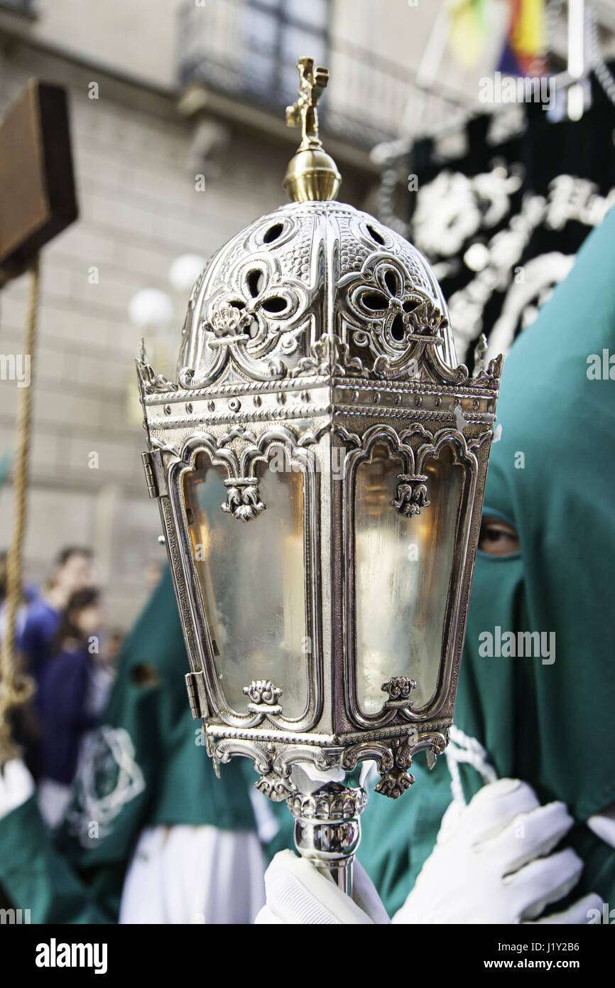 Holy week procession, detail of christian tradition, religion, faith ...