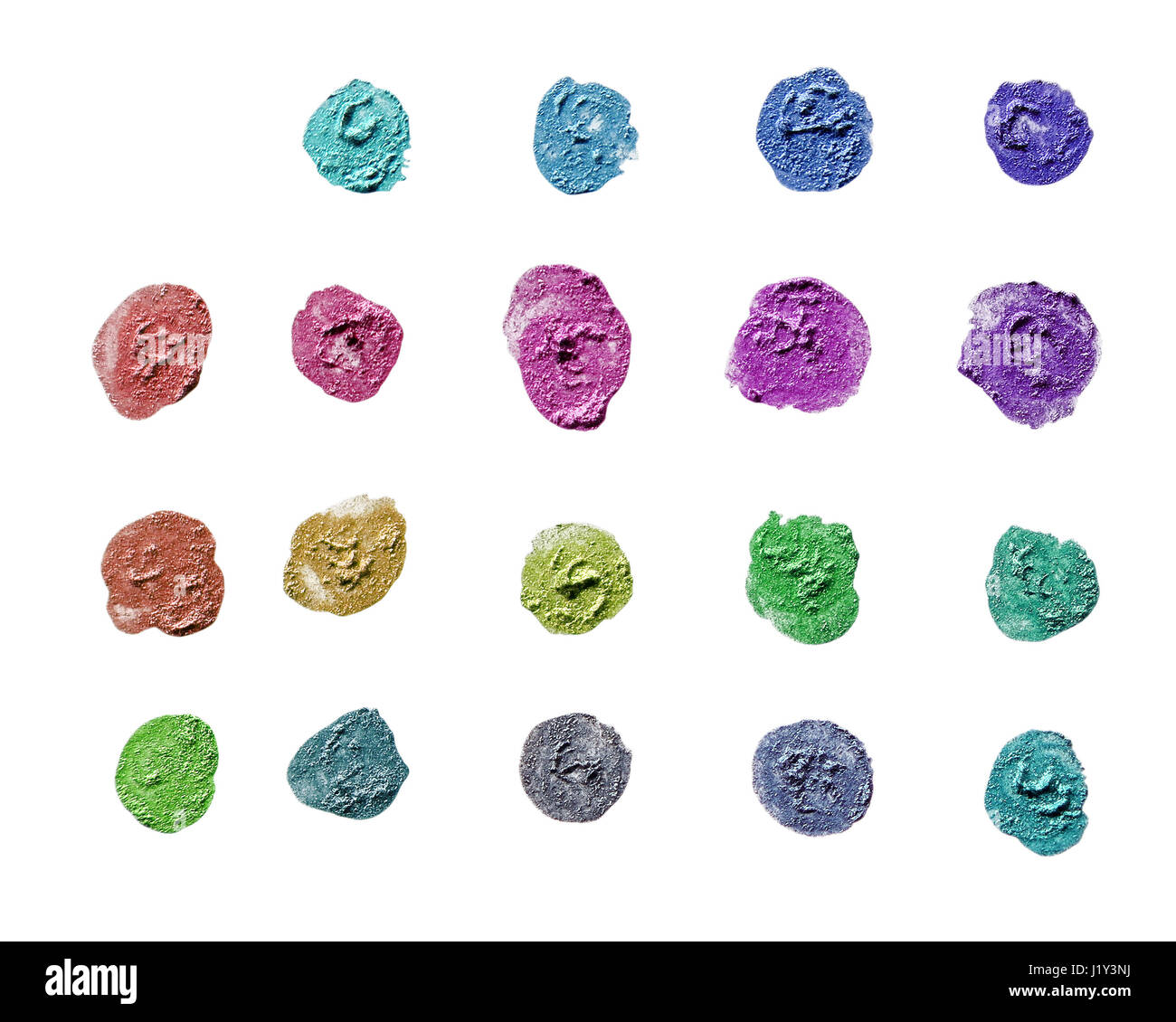 smashed paint isolated on white background Stock Photo - Alamy