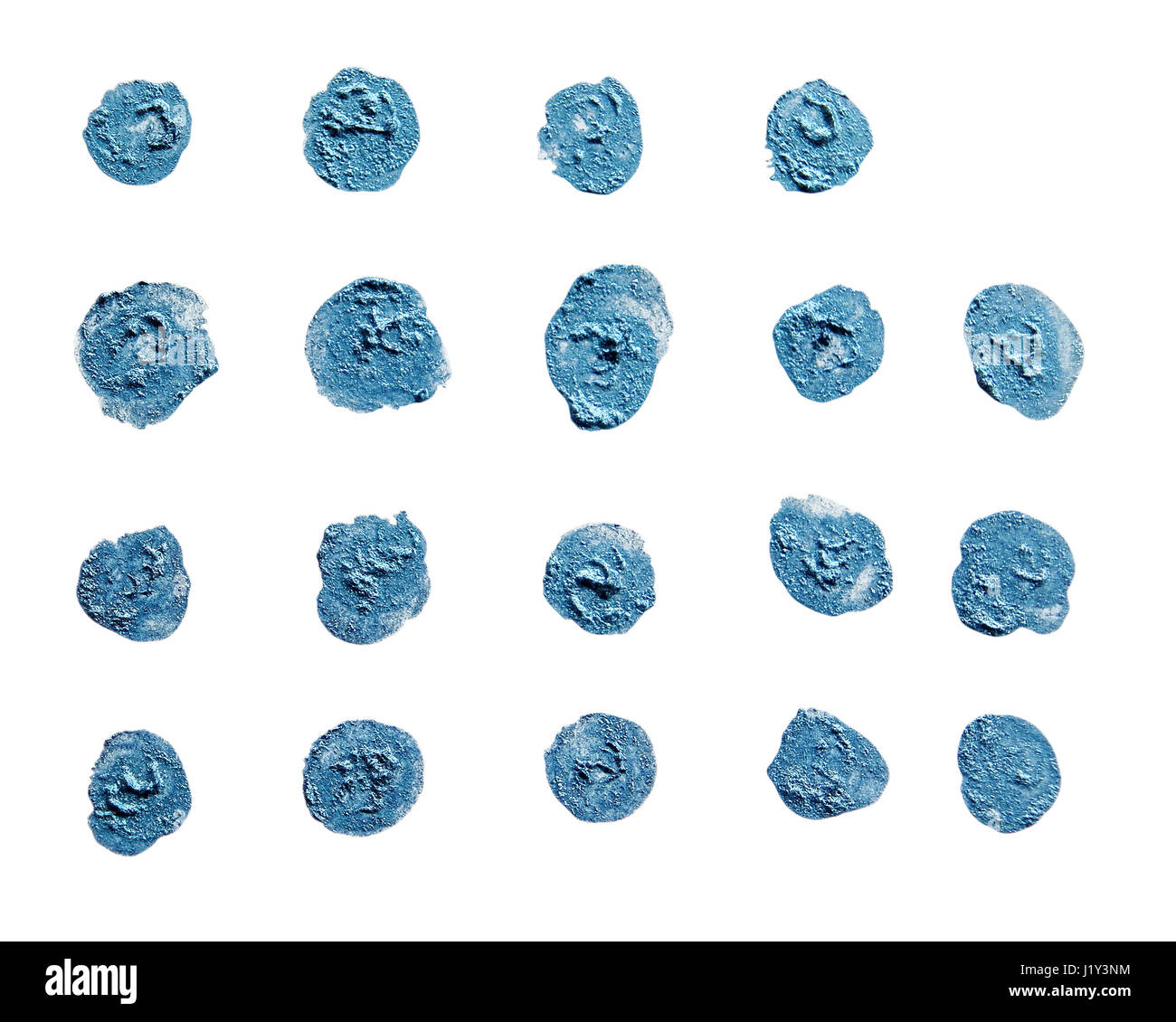 smashed paint isolated on white background Stock Photo - Alamy