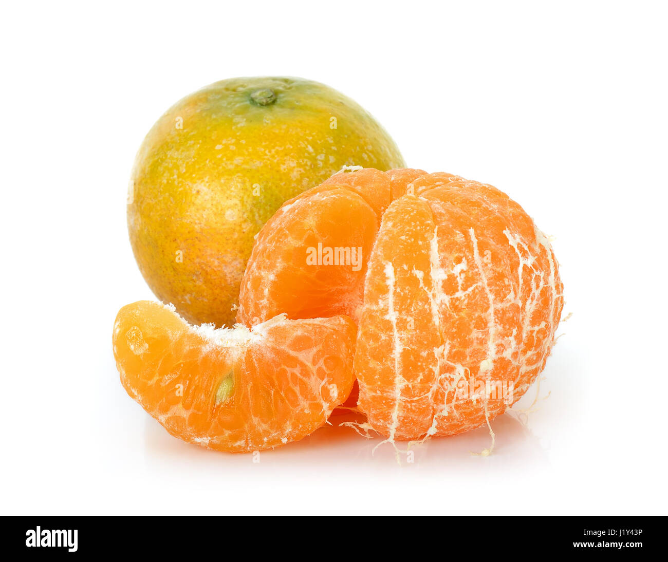 Tangerine isolated on the white background Stock Photo - Alamy