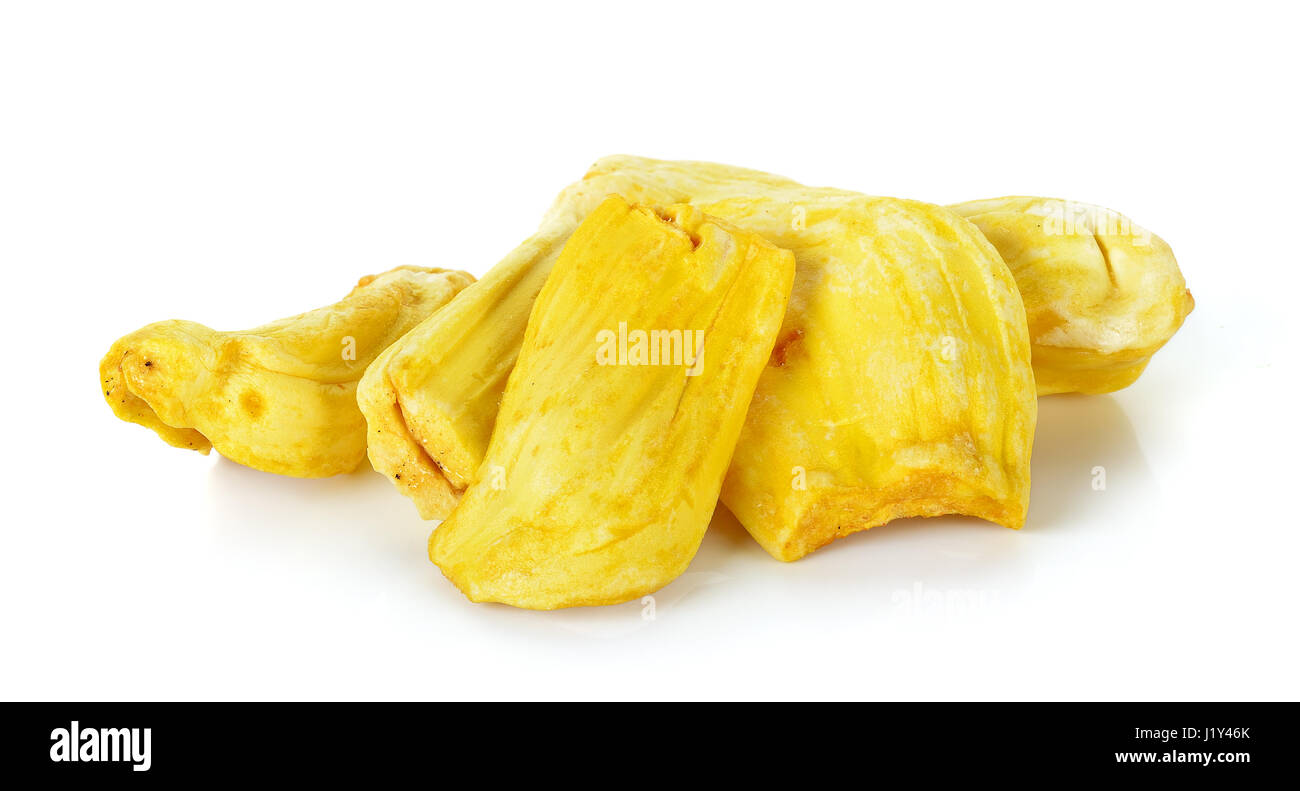 Baked jackfruit isolated on the white background Stock Photo - Alamy