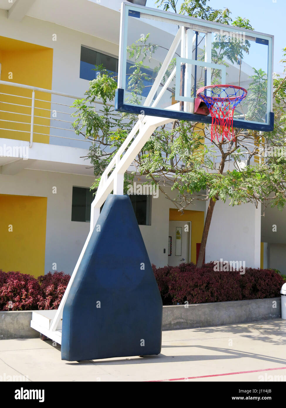 Basketball Court Front View