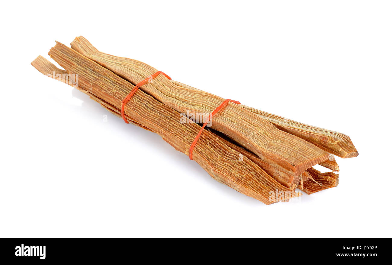 Fatwood isolated on the white background Stock Photo - Alamy
