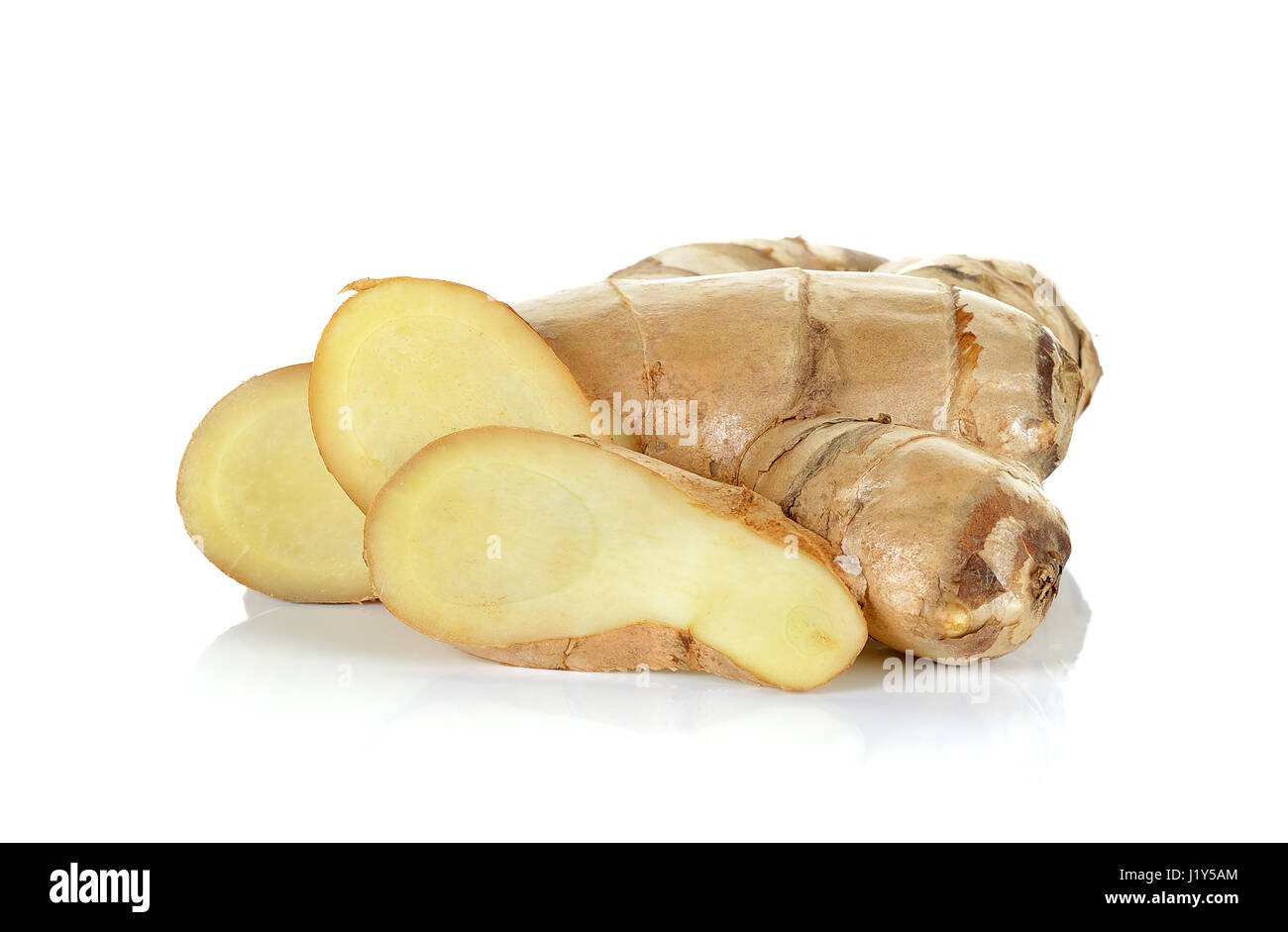 Ginger isolated on the white background Stock Photo - Alamy