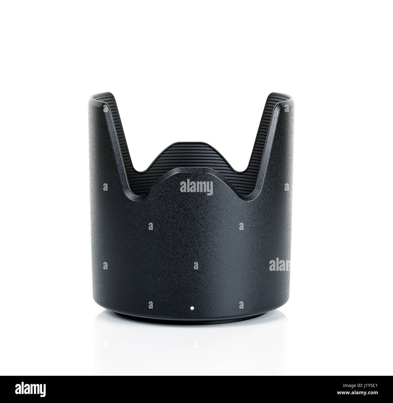 Len hood isolated on the white background Stock Photo - Alamy