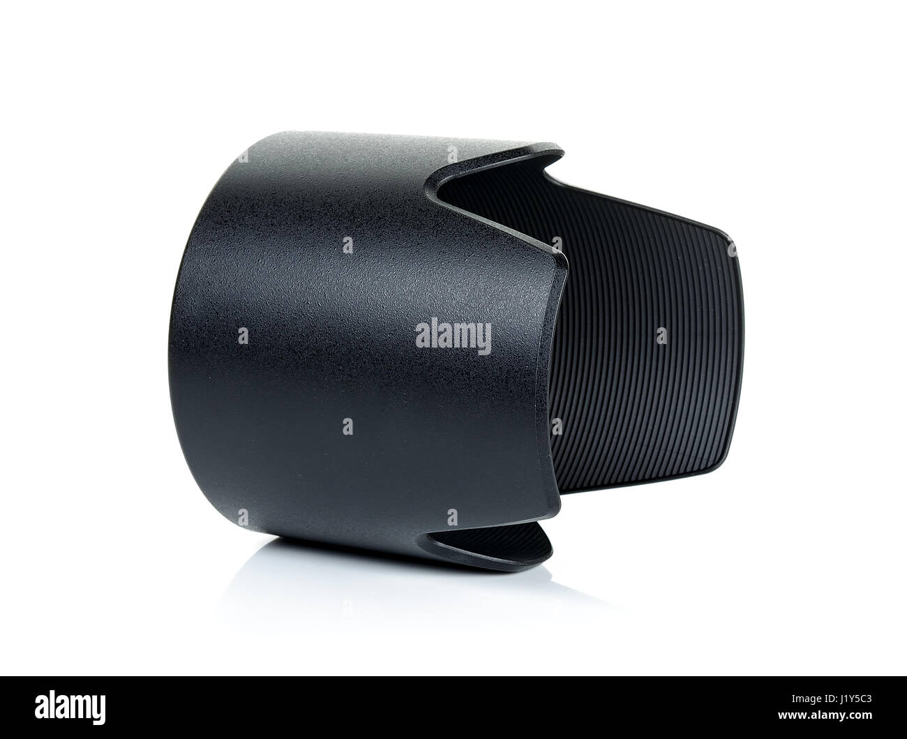 Len hood isolated on the white background Stock Photo - Alamy