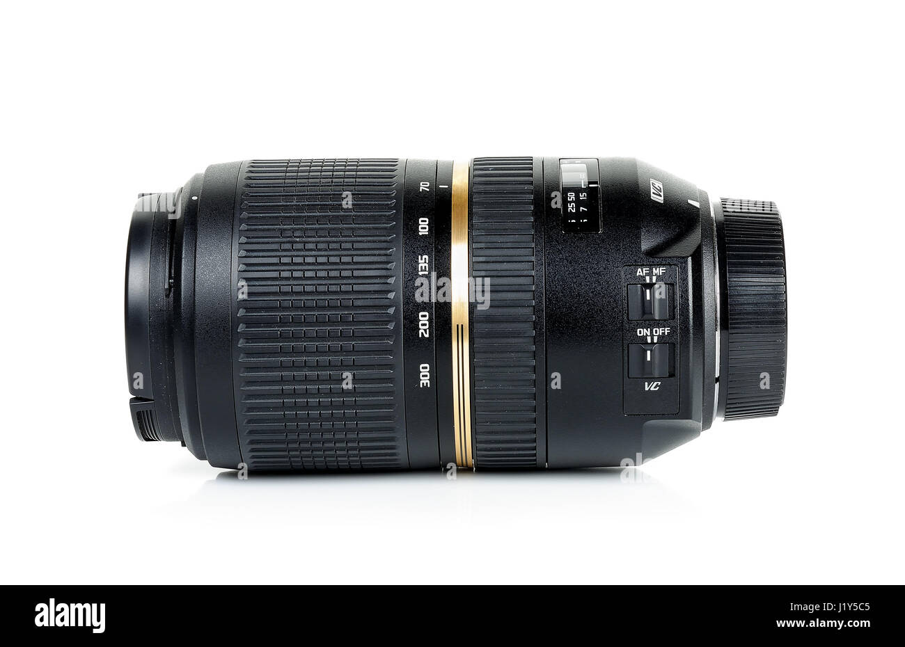 Camera len isolated on the white background Stock Photo - Alamy