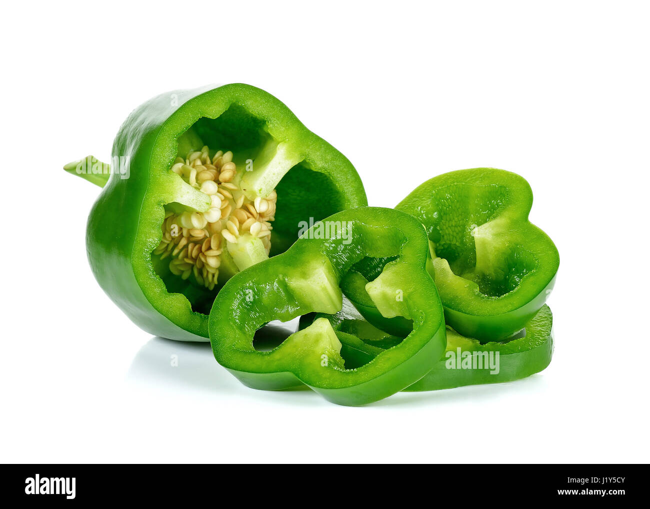 Paprika isolated on the white background Stock Photo - Alamy