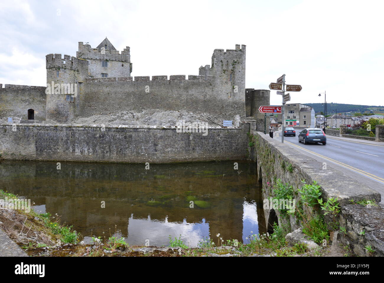Cahir castle in Ireland Stock Photo - Alamy