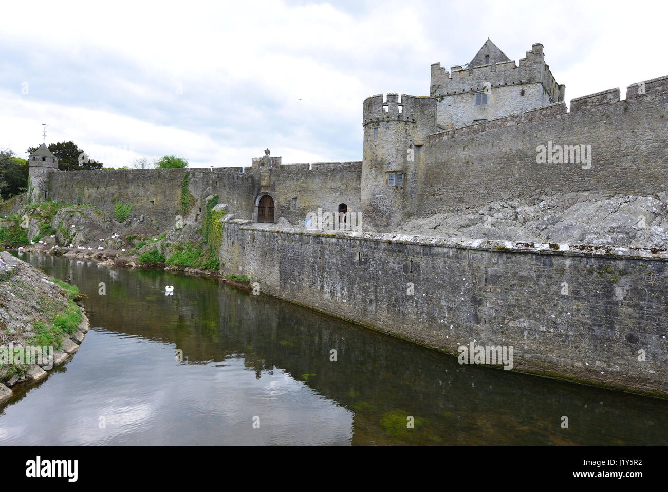 Cahir castle in Ireland Stock Photo - Alamy