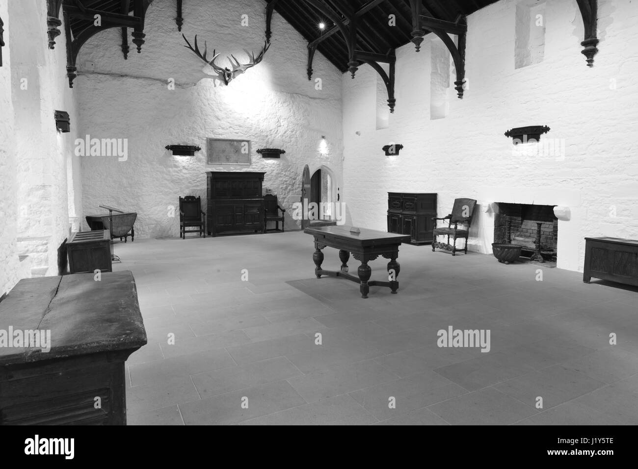 Oak and castle Black and White Stock Photos & Images - Alamy