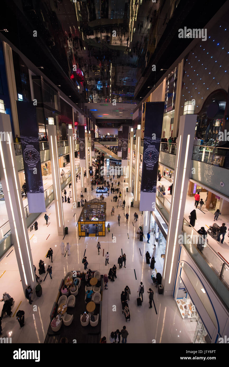 interior of the large modern shopping center Stock Photo - Alamy
