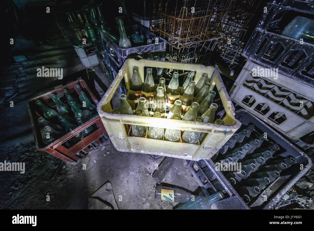 Bottle in fire station of Pripyat ghost city, Chernobyl Nuclear Power ...
