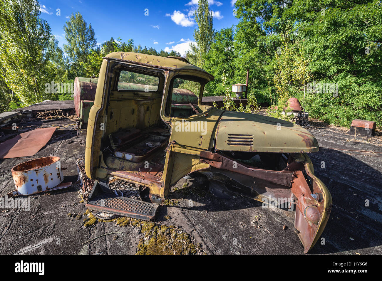Chernobyl police station hi-res stock photography and images - Alamy