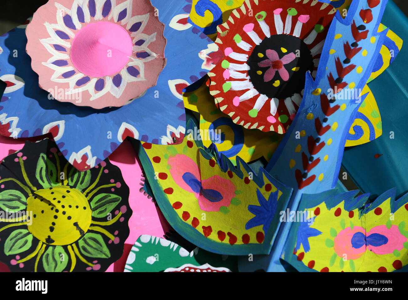 Bengali traditional Colorful masks Stock Photo - Alamy