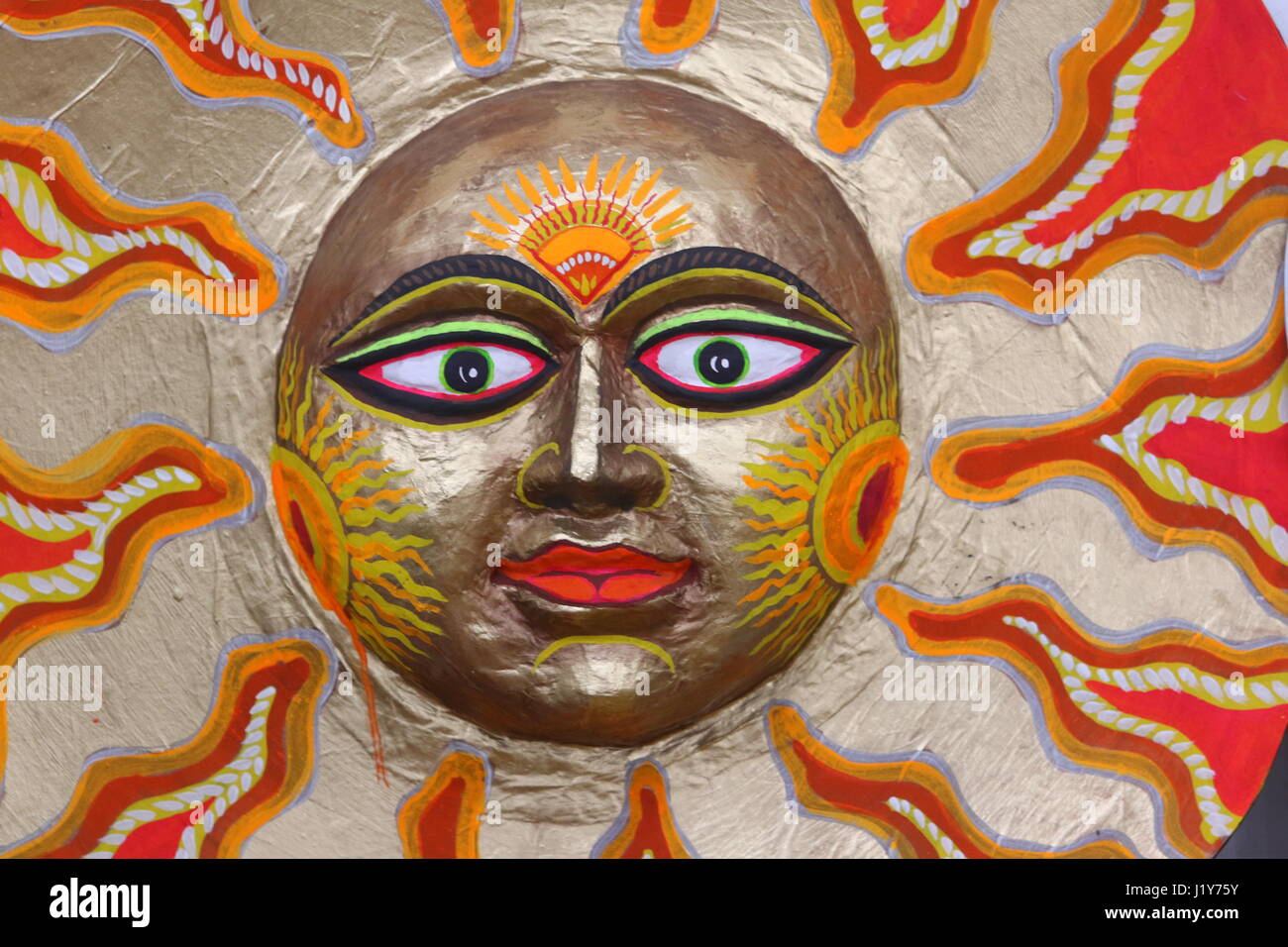 Bengali traditional Colorful masks Stock Photo - Alamy