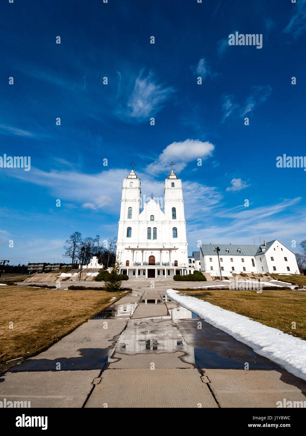 old church building details. gothic architecture and rock fundament ...