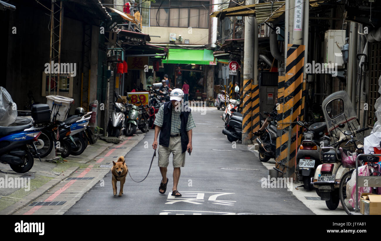 Taipei, Taiwan - Apr, 21 2017: Monga, this name Wanhua, the birthplace ...