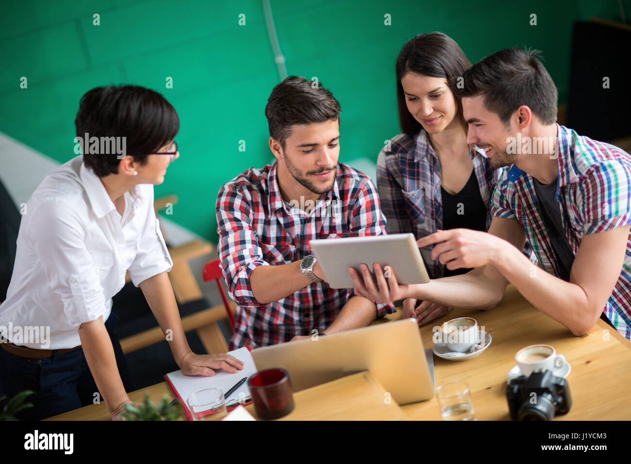 Marketing college students hi-res stock photography and images - Alamy