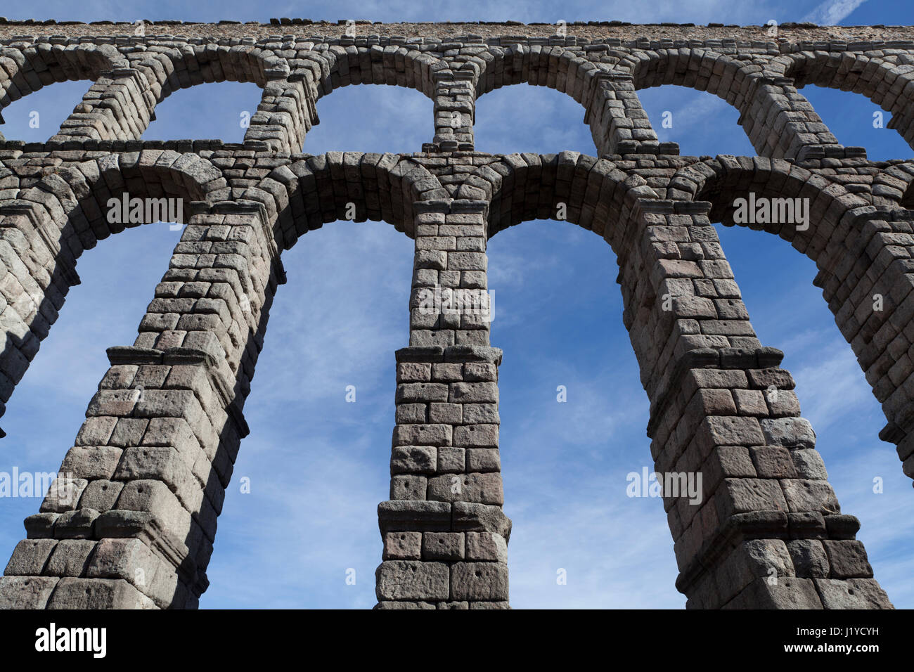 Aqueduct at Segovia in Spain Stock Photo - Alamy
