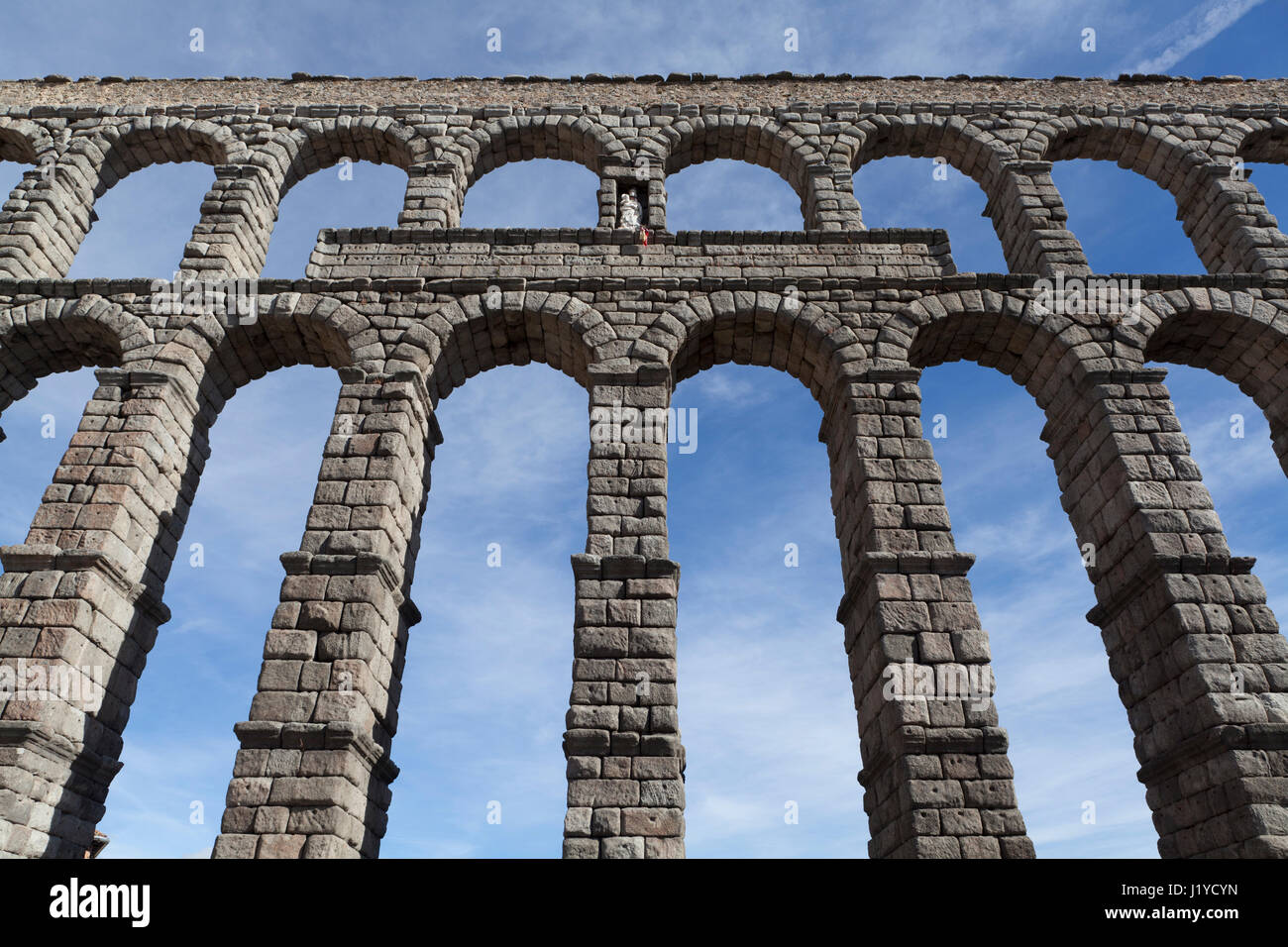 Aqueduct at Segovia in Spain Stock Photo - Alamy