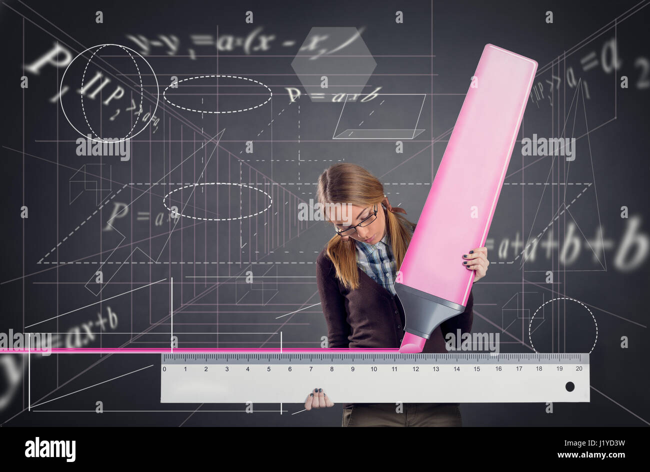 Fashion drawing ruler hi-res stock photography and images - Alamy