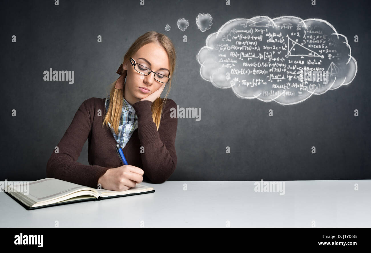 Learn to think math hi-res stock photography and images - Alamy