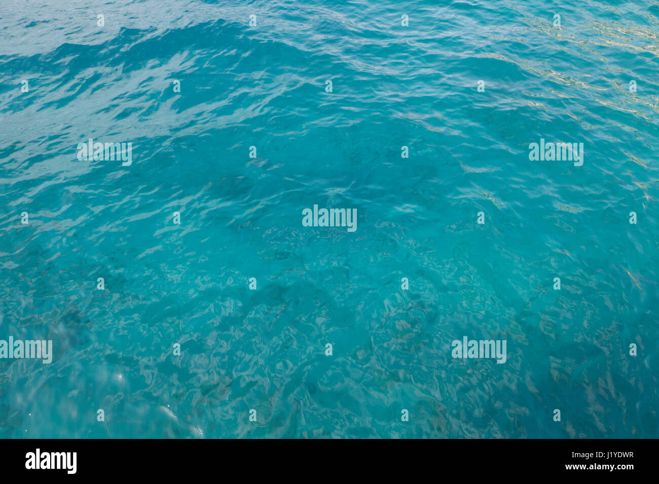 Azure Blue Water in Mediterraenean Stock Photo - Alamy
