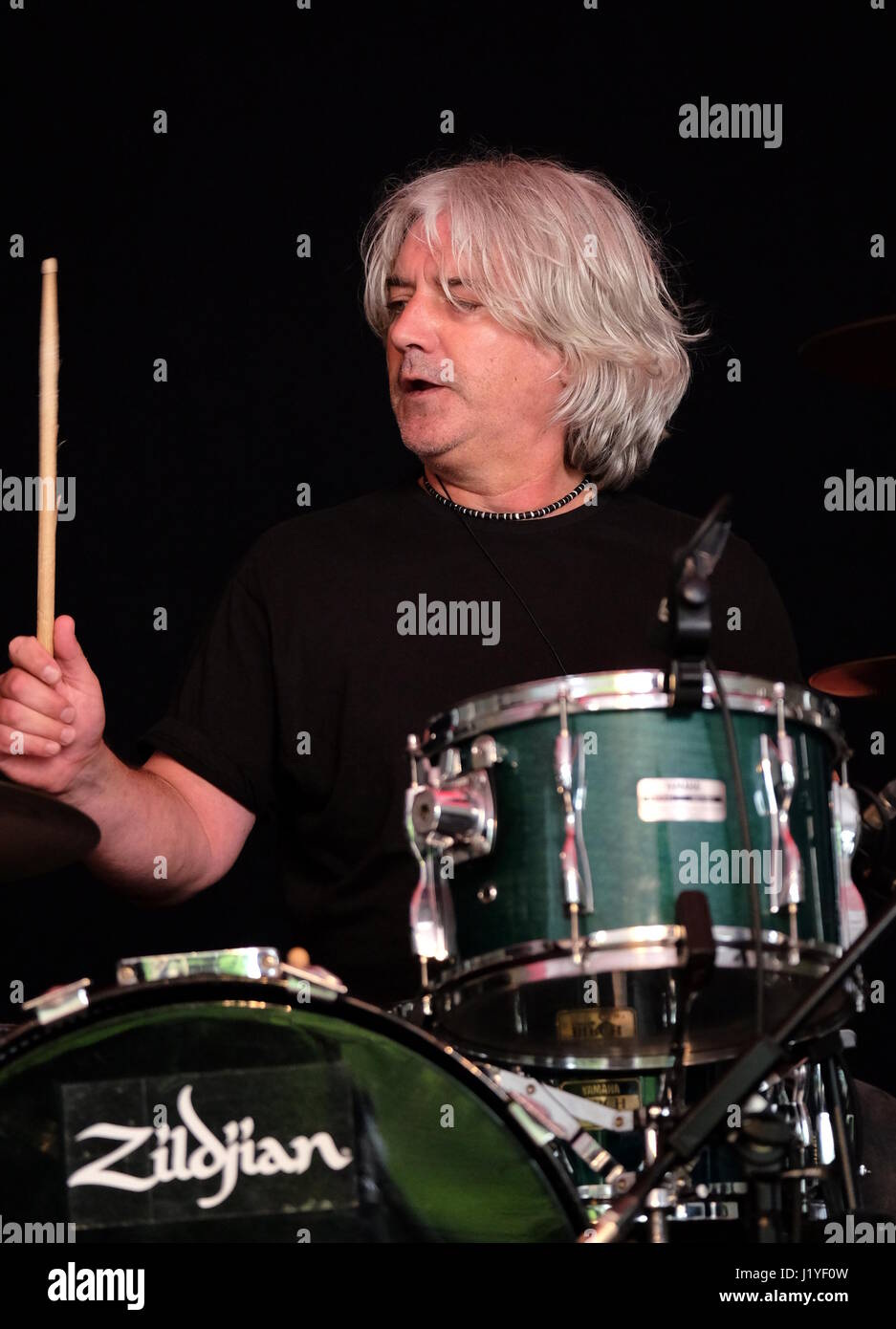 Steve Rodford drummer with The Zombies Stock Photo - Alamy