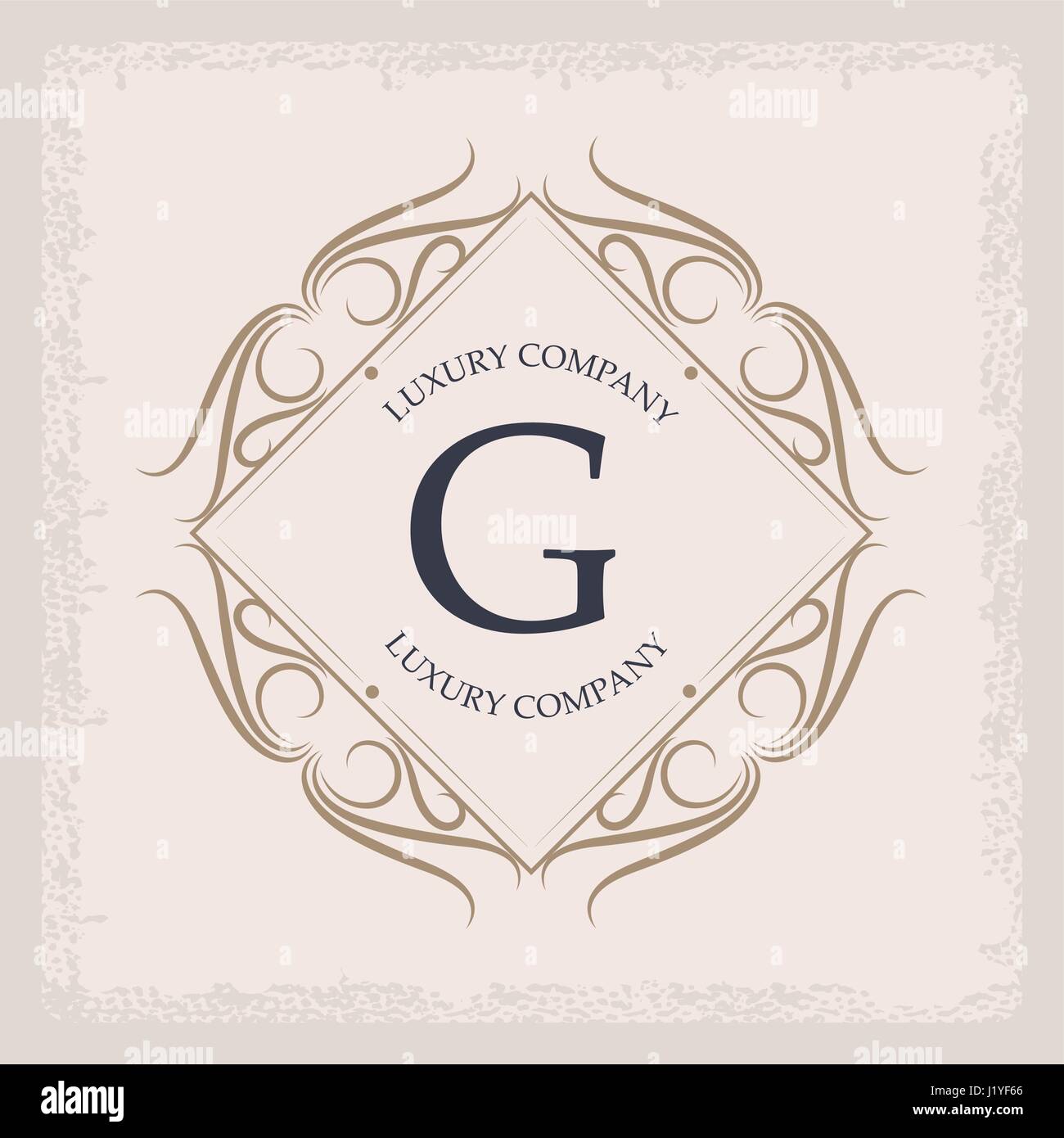 G monogram hi-res stock photography and images - Alamy