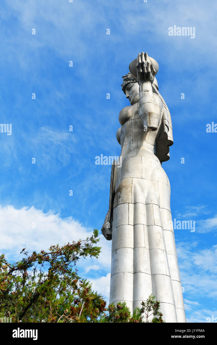 Tbilisi, Georgia - September 24, 2016: Statue of Mother Georgia ...