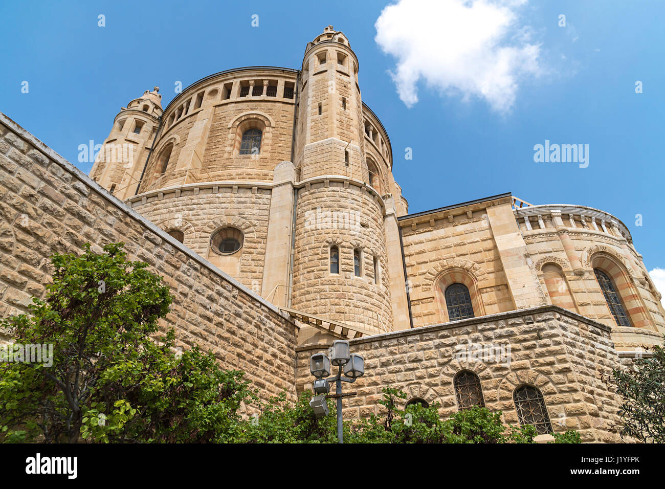 Dormitio Abbey, Jerusalem, Israel Stock Photo - Alamy
