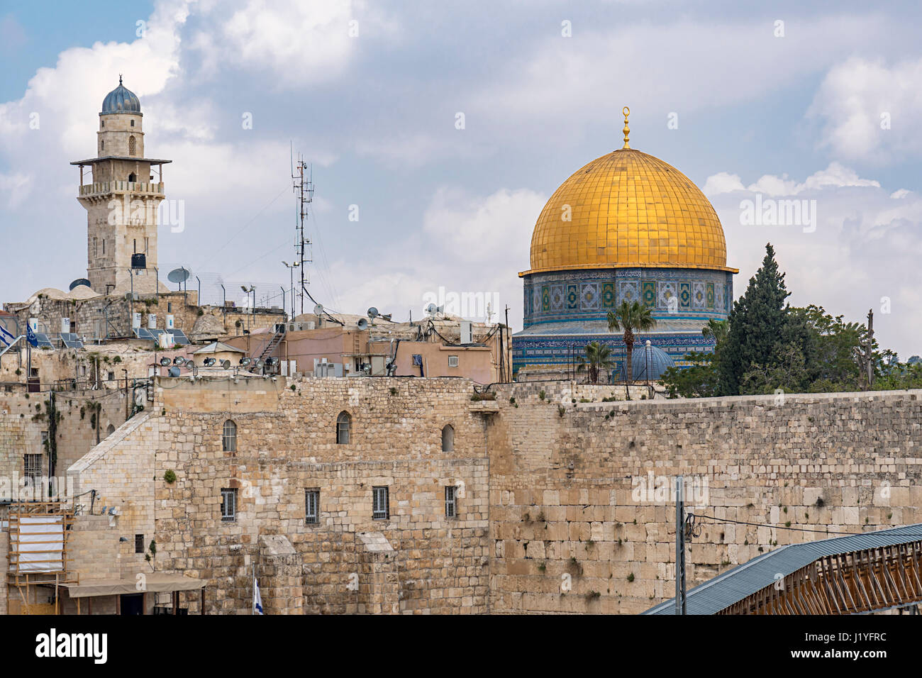 Islamic Architecture, Dome of the Rock, Felsendom, Jerusalem Stock ...