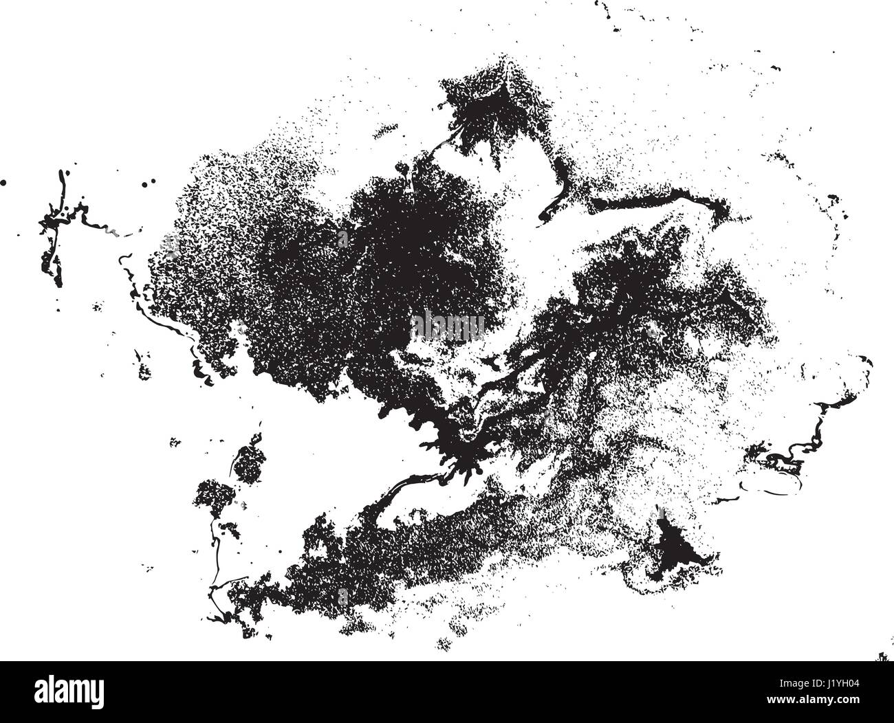 Black and white liquid texture, watercolor hand drawn marbling ...
