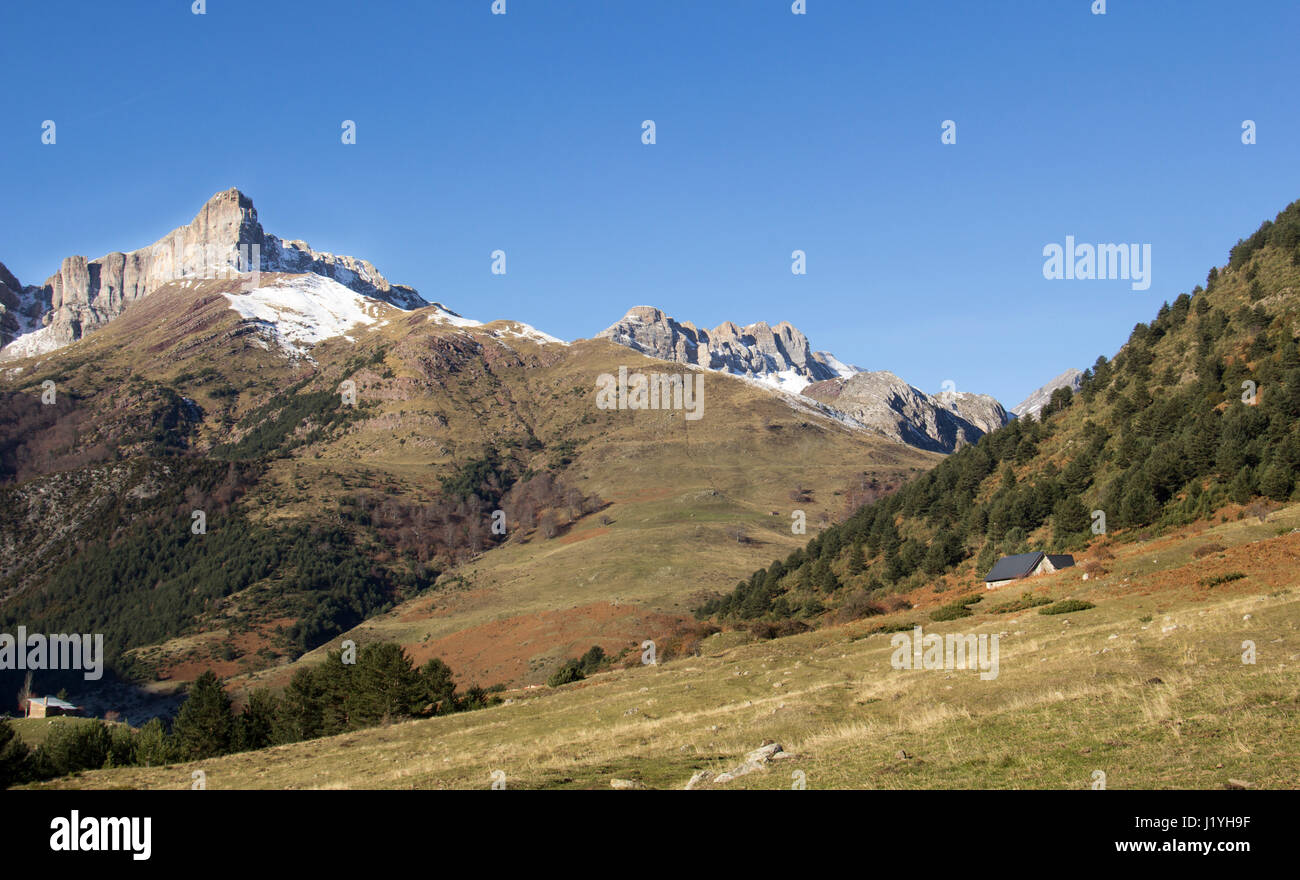 landscape in the spanish pyrenees Stock Photo - Alamy