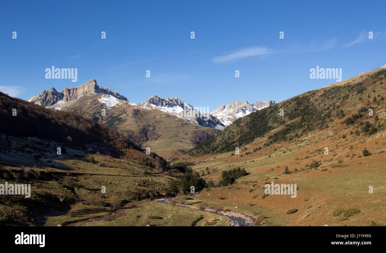 landscape in the spanish pyrenees Stock Photo - Alamy