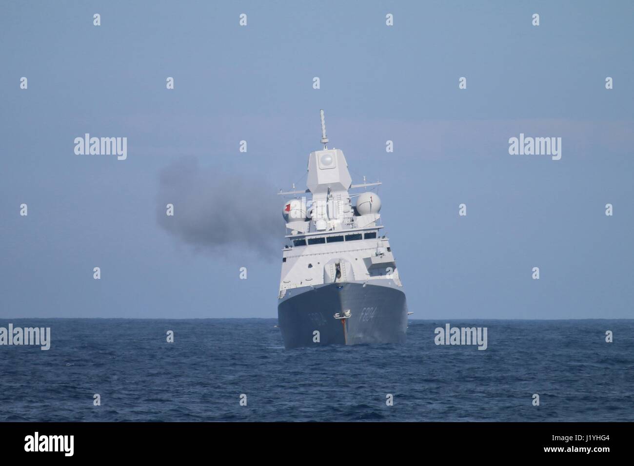 The Royal Netherlands Navy De Zeven Provincien-class frigate HNLMS De ...