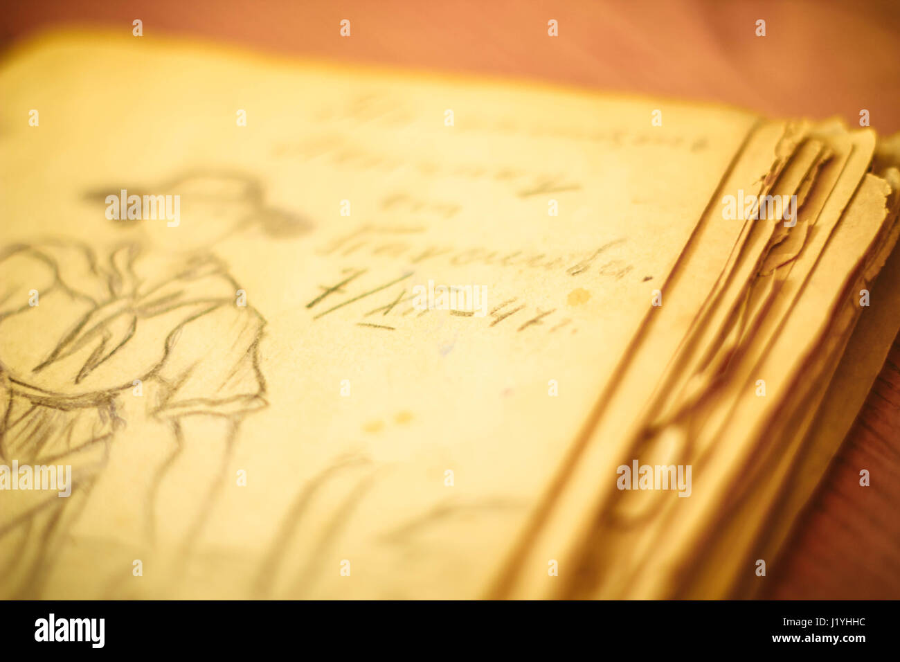 old paper sheet isolated . antique book page Stock Photo - Alamy