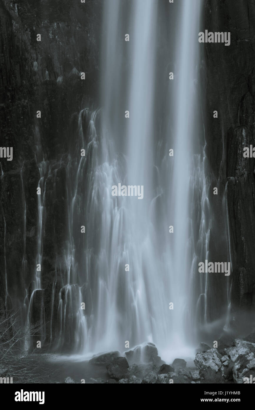 Ason waterfall, Collados del Ason Natural Park, Soba Valley, Cantabria ...