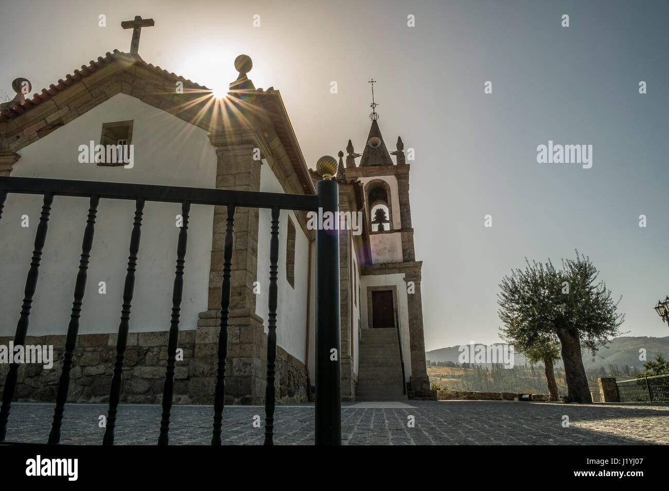 Church with sunset Stock Photo - Alamy